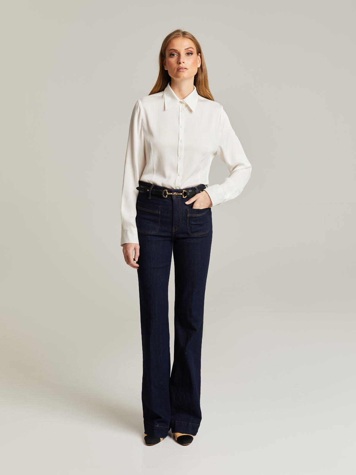 Fayme Denim Siniset Levenevät Farkut - Andiata – Andiata