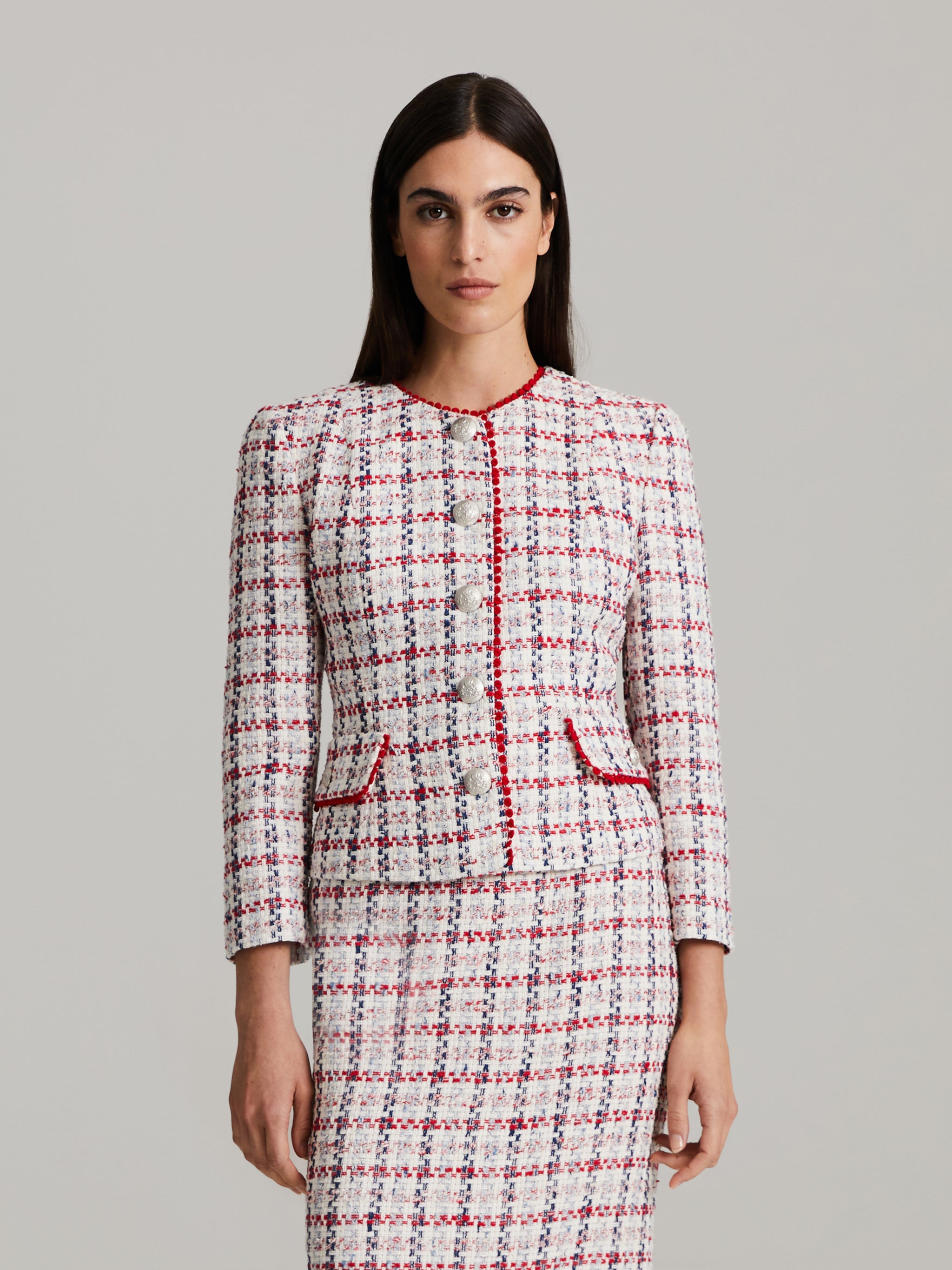 Lesley Punaruudullinen Bouclé Jakku - Andiata – Andiata