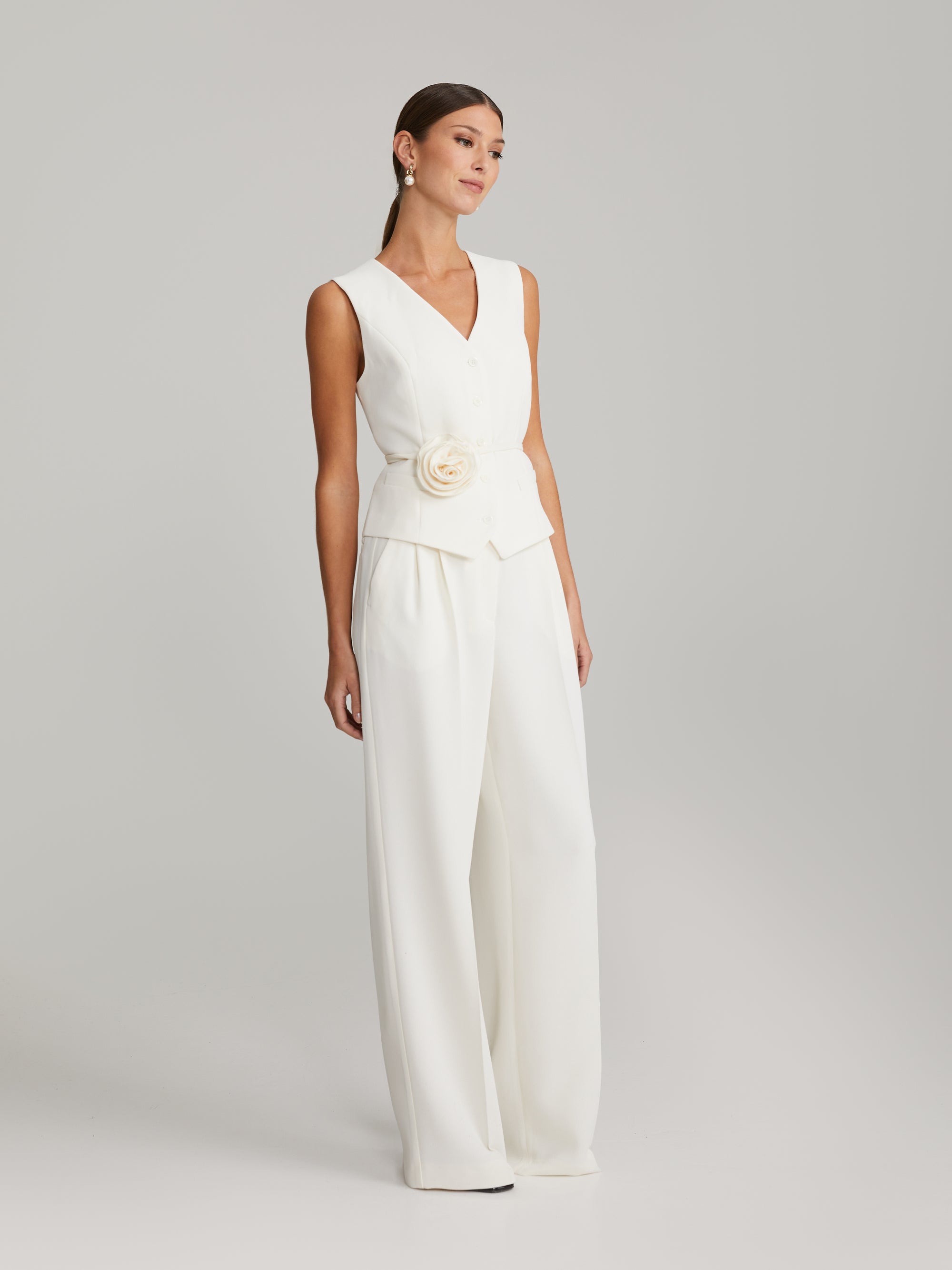 Roseann Chalk White Choker - Andiata – Andiata