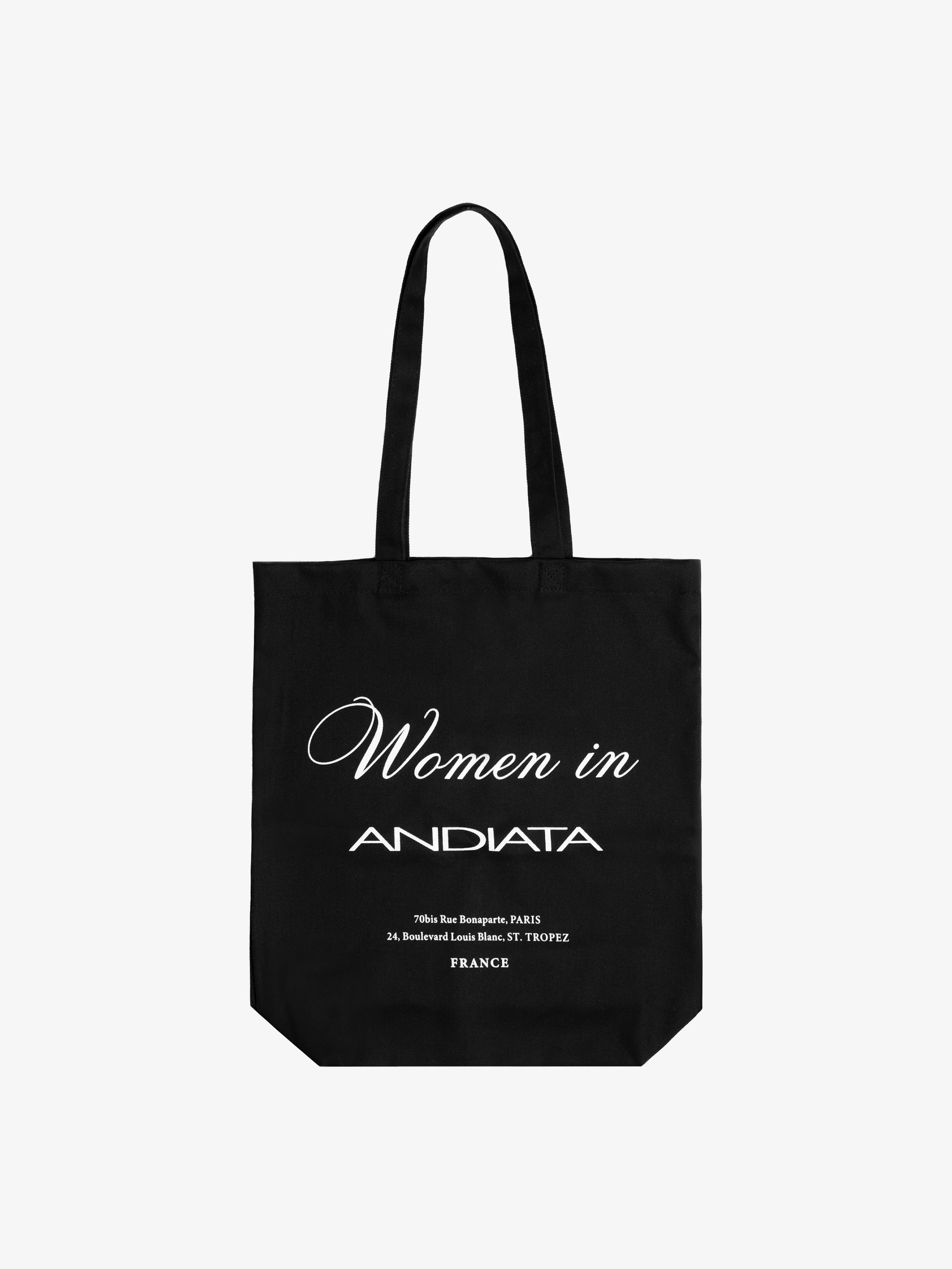 Andiata Canvas Black Tote Bag – Andiata